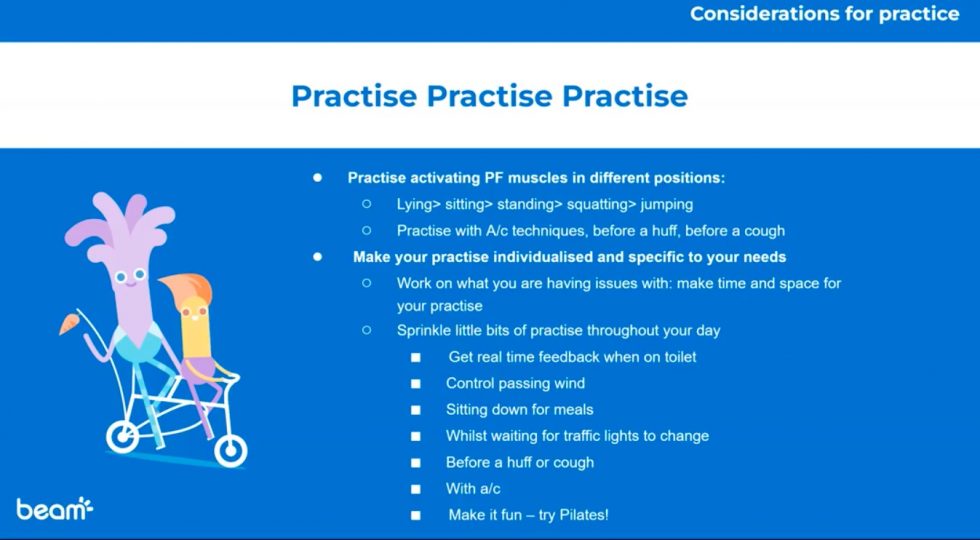 PTF Meeting Summary: Pelvic Floor Workshop with Beam | CFReSHC